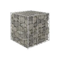 Quality Galvanized / Powder Coated Box Gabion Flood Protection 2*1*1m for sale
