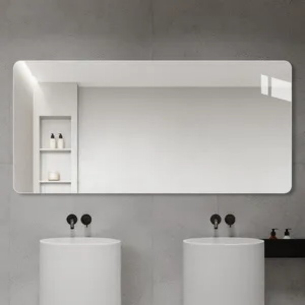 Quality Laminated Tempered Mirror Oval Commercial Mirrors For Bathrooms for sale