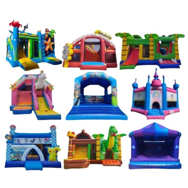 Quality Unisex Outdoor Commercial Inflatable Bouncy Castle Jumper Combo with Slide and for sale