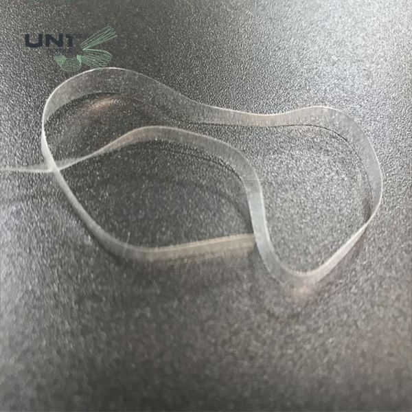 Quality Semi Transparent Mobilon Tape TPU Elastic Tape For Garment Reinforcement for sale