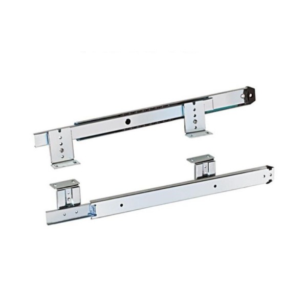 Quality Furniture Bottom Mount Ball Bearing Drawer Slides 2 Fold 35mm Self Closing for sale