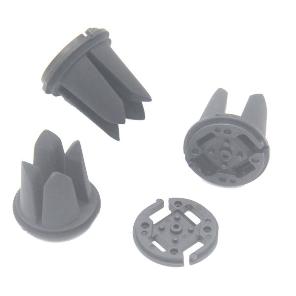 Quality Silicone Overmolded Plastic Auto Parts with PU Coating for sale