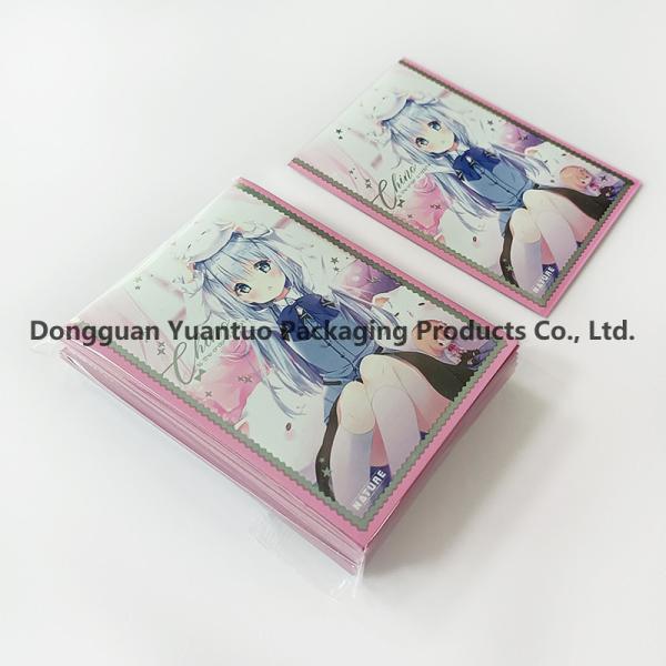 Quality Custom Printed Trading Card Sleeves Plastic TCG Card Accessories for Customer for sale