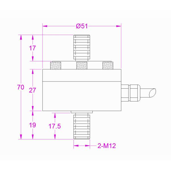 Quality Compression Tension Force Transducer 1KN 2KN 5KN 10KN 20KN Push Pull Load Cell for sale