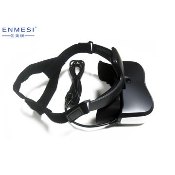 Quality Virtual Reality Helmet 3D Head Mounted Display High Resolution Dual Screen for sale