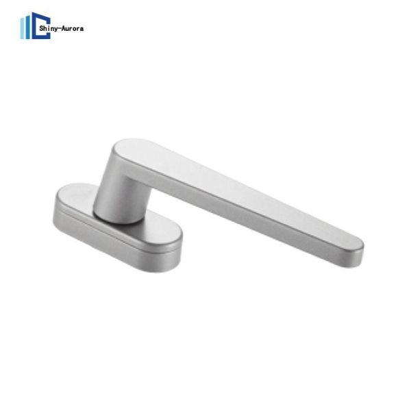 Quality American Style Privacy Lever Handle Lock Set Matte Aluminum Door Handle for sale