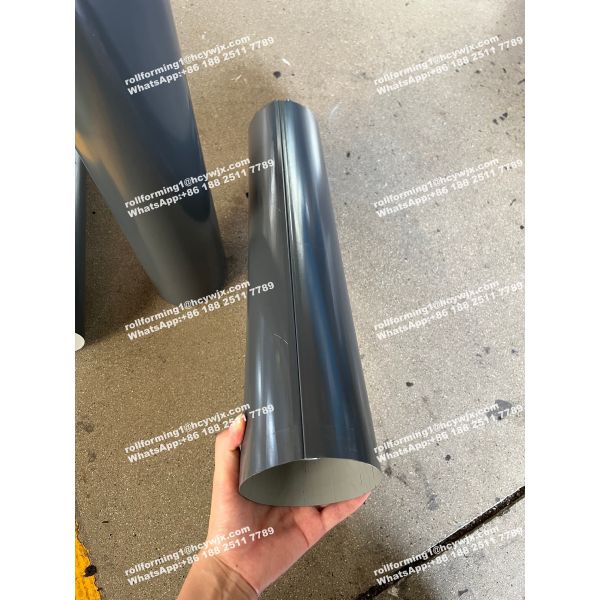 Quality Round Rainspout Roll Forming Machine For Rainwater Downpipe / Water Pipe for sale