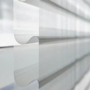 Quality Soft Home Interiors Improvement Inside Mount Shangrila Blind with Fabric Upgrade for sale