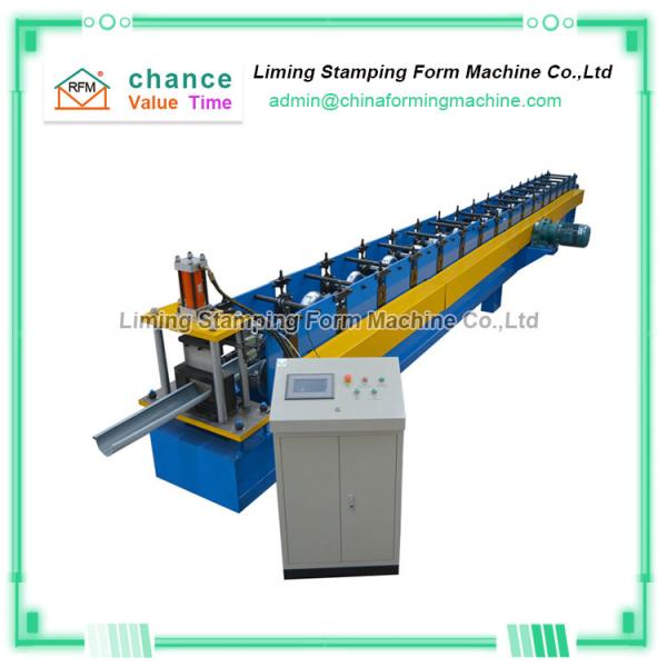 Quality L6500 Gutter Roll Forming Machine  , Gutter Making Machine Touch Screen Operation for sale