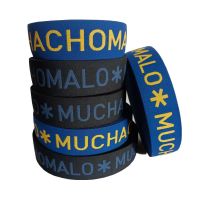 Quality Textile 38mm Polyester Webbing Rubber Polyester Elastic Band for sale