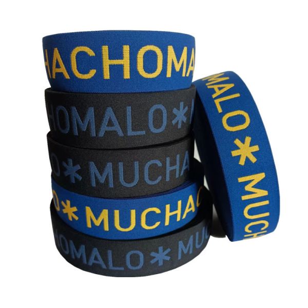 Quality Textile 38mm Polyester Webbing Rubber Polyester Elastic Band for sale