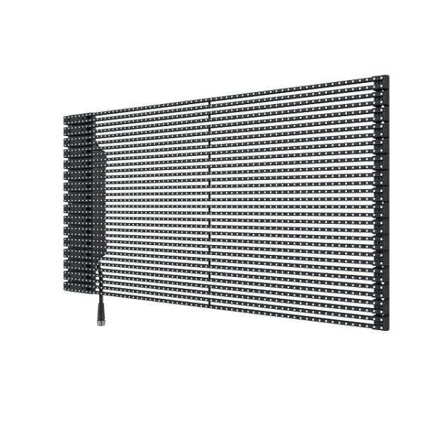 Quality SMD3535 Advertising Transparent Led Curtain Display 7800 Cd/Sqm for sale
