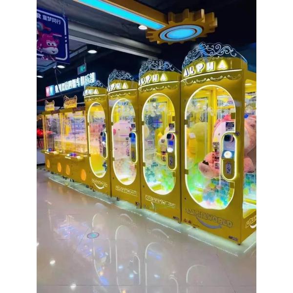 Quality 1 Person Scissors Game Machine Easy Control Crane Claw Machine 80KG for sale