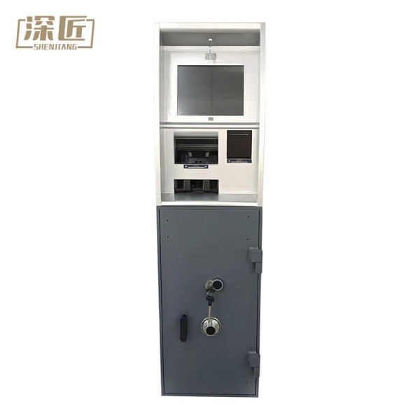 Quality High Speed Note Validation LCD Touch Display Money Cash Deposit Machine for sale