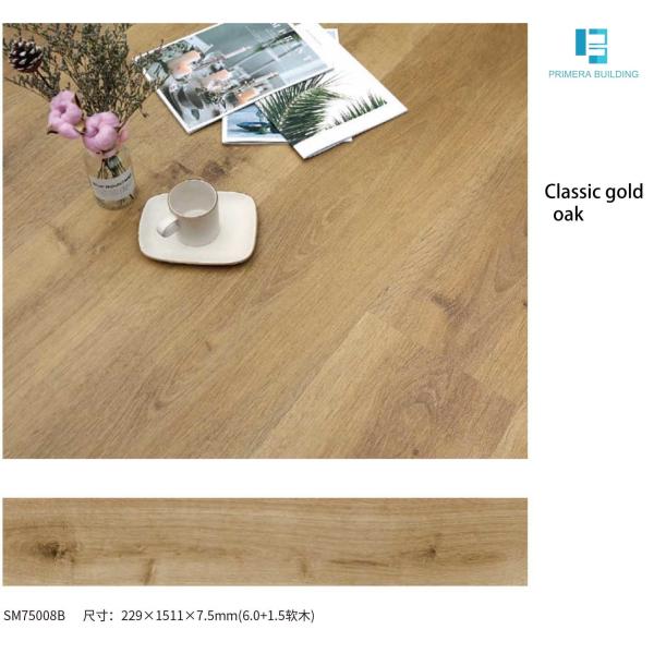 Quality Acid Resistant SPC Flooring 4mm-5mm Dry Backing for Schools for sale