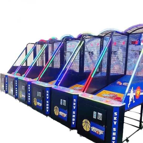 Quality ODM Coin Operated Real Arcade Basketball Machine Indoor Entertainment 230V for sale