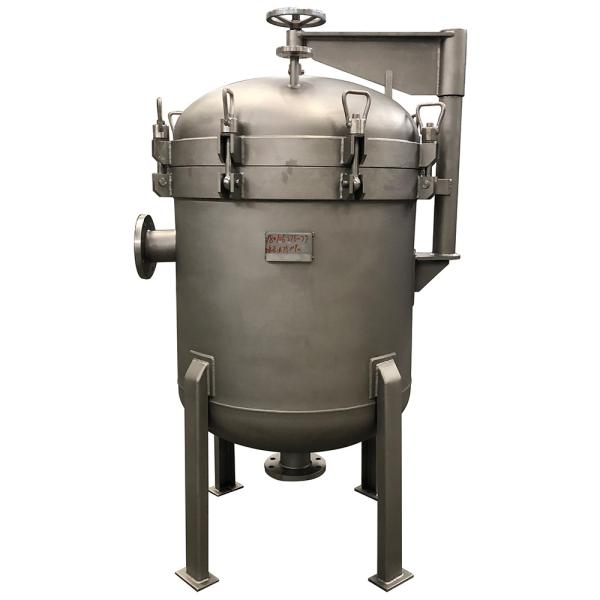 Quality DL4P2S Stainless Steel Vertical Industrial Bag Filters With PP Filter Bag for sale