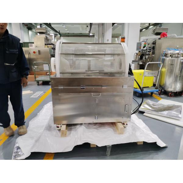 Quality 3 Groups Rotary Cage Soft Capsule Tumbler Dryer With 50kg 4 Section Rotating Cage for sale