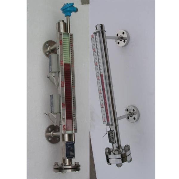 Quality 120mm Tank Magnetic Level Gauge With Magnetic Float Level Sensor Switch for sale
