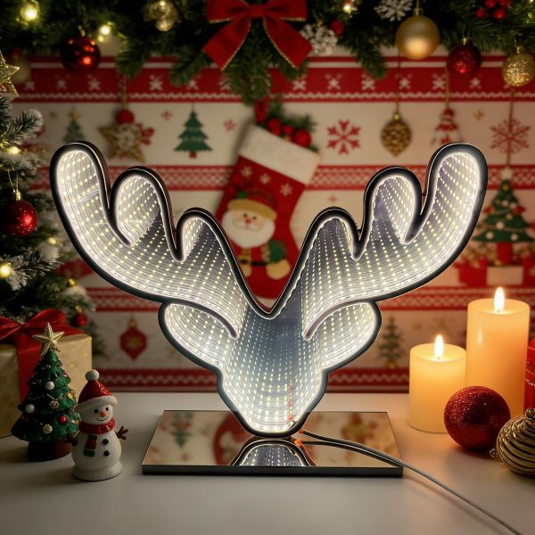 Quality USB Christmas Abyss Mirror Light - Easy Install Holiday Decor With Endless for sale