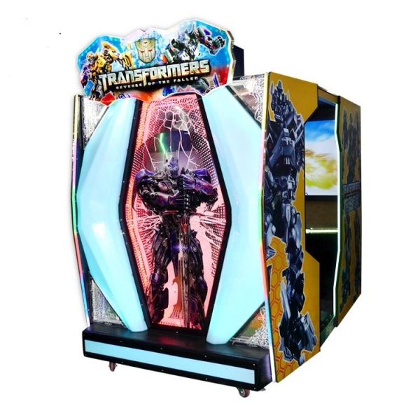 Quality Playfun Arcade Transformers Gun Shooting Coin Operated Game Machine for Kids and for sale