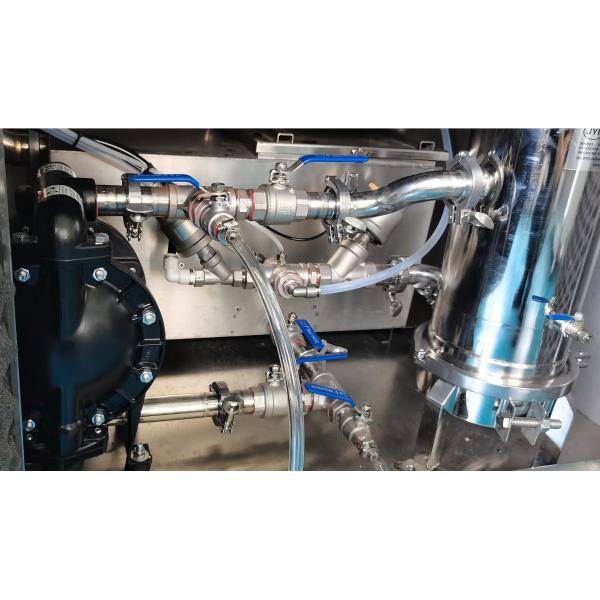 Quality Pneumatic Stencil Cleaning Machine 42L Stainless Steel Material for sale