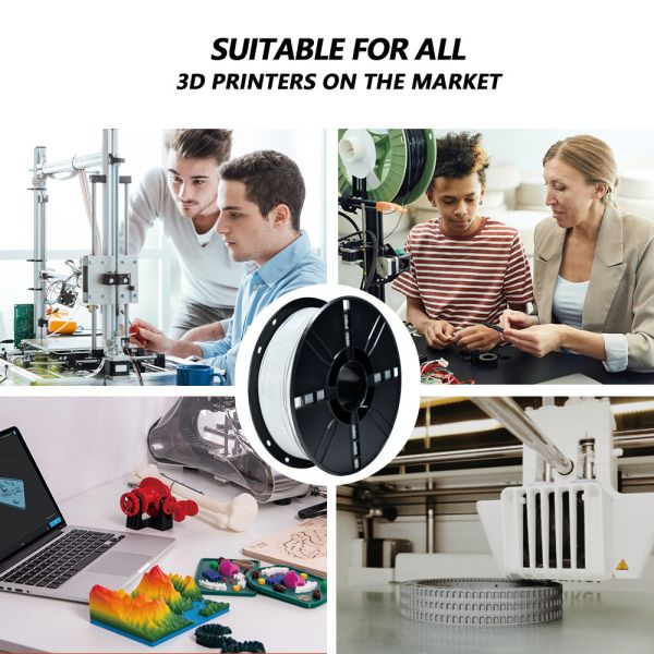 Quality Marble White Filament PLA 1kg 1.75mm 3d Printer Filament For 3d Printer for sale