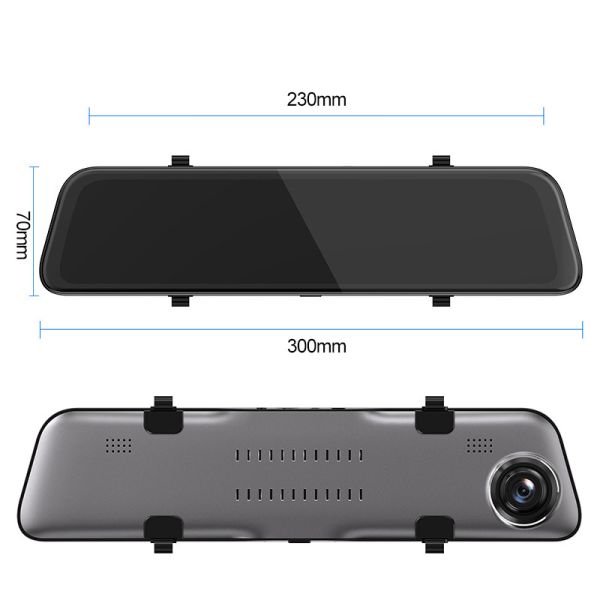 Quality 12 Inch 1440P 64G Card 2K Dash Camera Loop Recording Motion Detection for sale