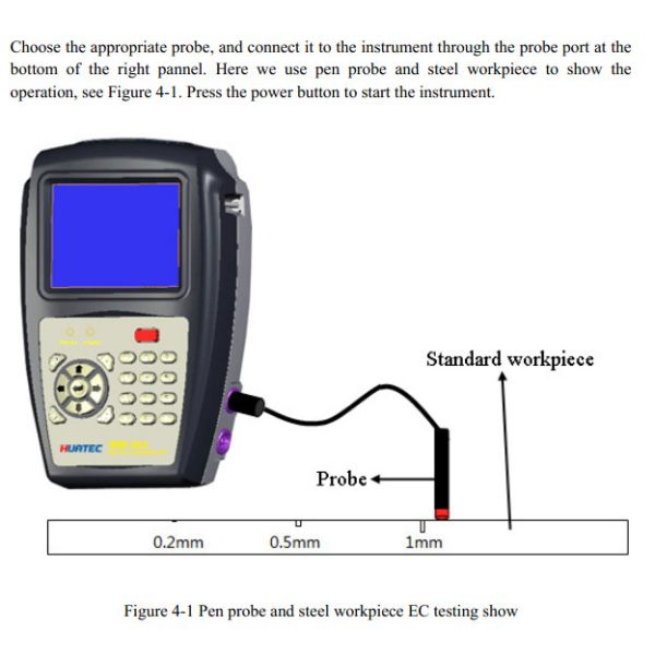 Quality Handheld Eddy Current Testing Equipment , Precise Eddy Current Flaw Detector for sale