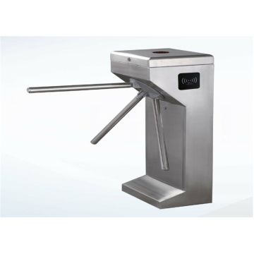 Quality Vertical Waist Height Fingerprint Access Control Turnstiles Turn Style Door for sale