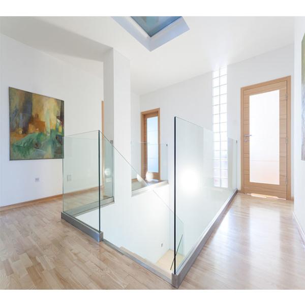 Quality Modern Aluminium Glass Handrail With 8mm - 17.5mm Glass for sale