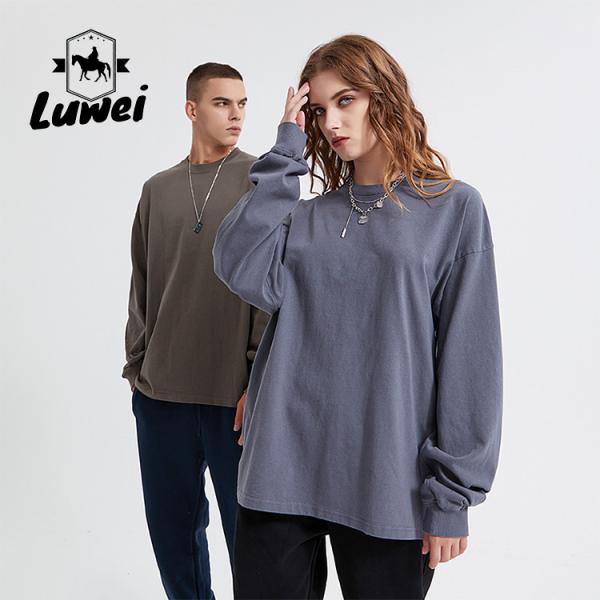 Quality Organic Heavyweight Cotton Hoodie Reflective Camo Crewneck Sweatshirt 310g for sale