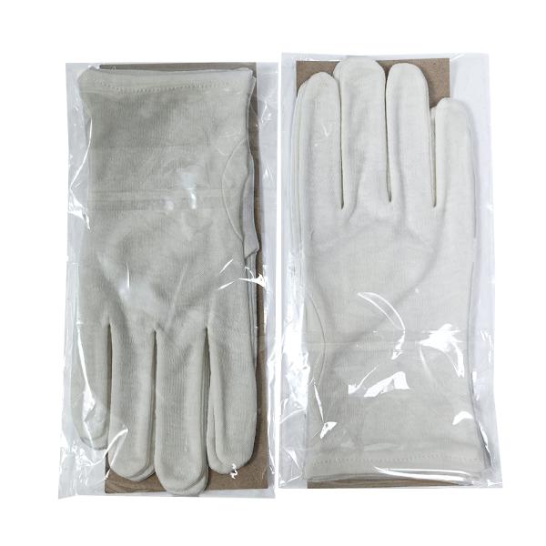 Quality 100% Cotton White Work Gloves Sweat Absorbing Individually Wrapped for sale