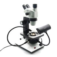 Quality Trinocular Gemology Microscope With CCD latest Lighting System Zoom ratio 6.7:1 for sale