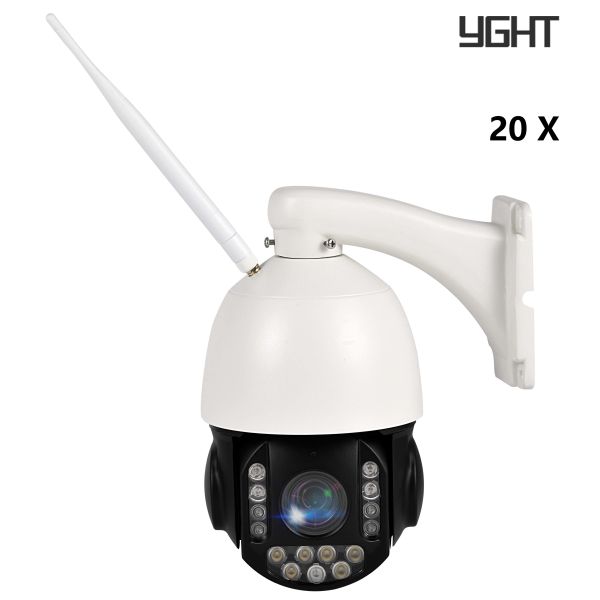 Quality Wireless AI Wifi PTZ Camera 2.0 Megapixels All Metal 20X Optical Zoom IP66 Rated for sale