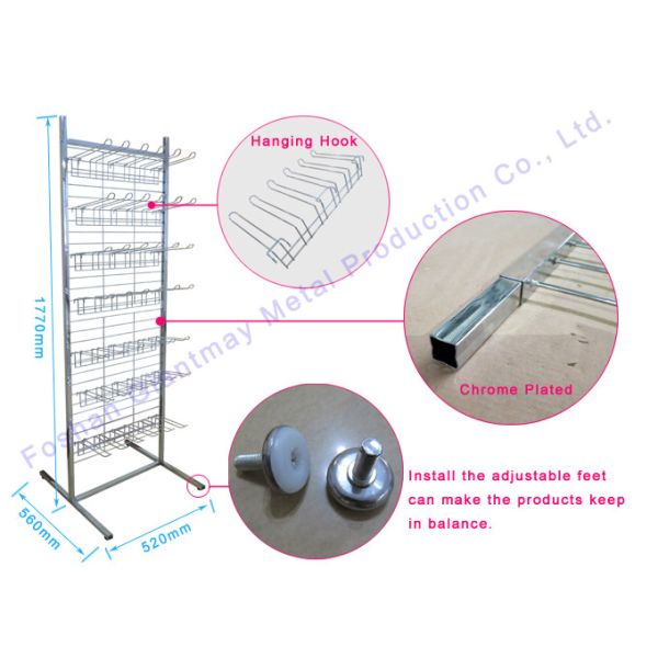 Quality Shop Shelf Baseball Glove Stand Wire Retail Display for sale