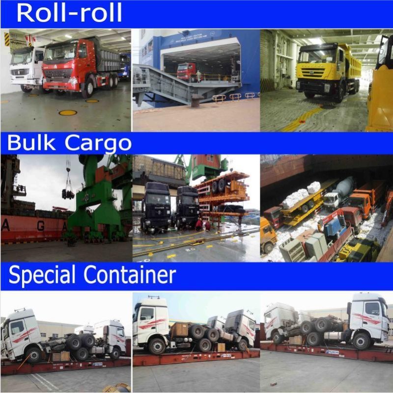Sinotruk Chassis with Refurbished Pump Components and New Tyres for Dump Trucks