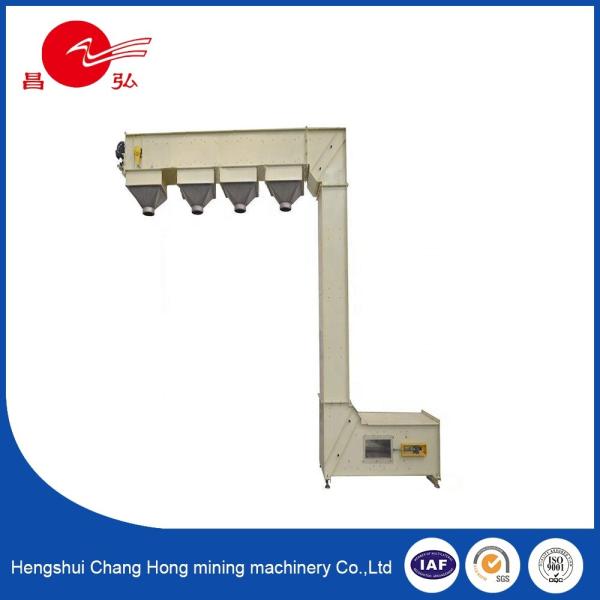 Quality Vertical lifting Chain Bucket Elevator Bulk Material Steel Belt Bucket Elevator for sale