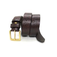 China 40mm Mens Casual Leather Belt With Alloy Pin Buckle factory