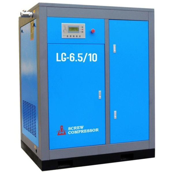 Quality 1MPa / 10 Bar Working Pressure Screw Stationary Air Compressor 6.5 m3 / min Capacity FDA for sale