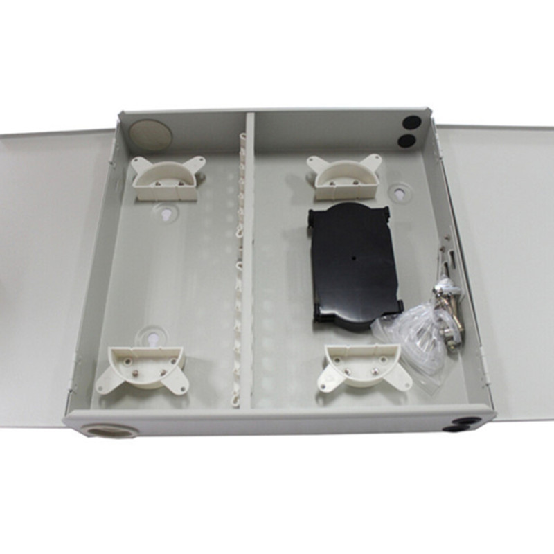 Quality FTTH Wall Mount Fiber Optic Patch Panel 48core FC / LC / SC / ST for sale