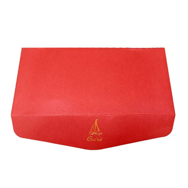 Quality New Year'S Red Envelope With Gold Gilding Edge Gold Pattern Gilding Envelope for sale