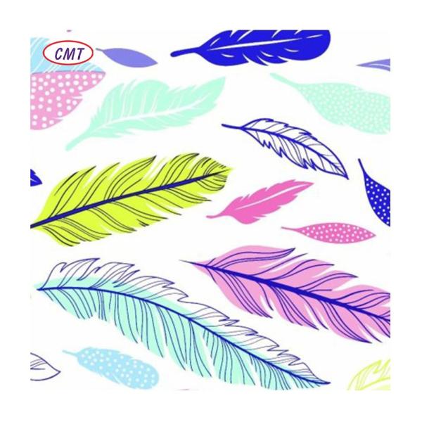 Quality 100% Polyester Printed 150gsm Woven Floral Flower Fabrics for Dresses A4 Size for sale