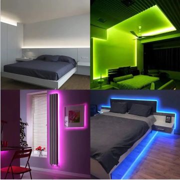 Quality 5050 Rgb Individually Addressable LED Strip Ws2815 Dual Signal for sale