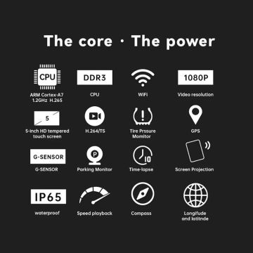 Quality Motorcycle Waterproof GPS Navigation with 5 Inch Display and Wireless Android for sale