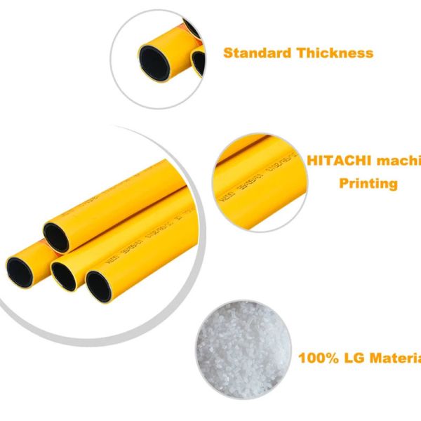 Quality Dual PEX Aluminum Composite Gas Pipe Customized 16mm - 32mm Outer Diameter for sale