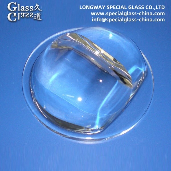 Quality Customized Borosilicate Glass Led Lens For Street Light Convex Shape for sale