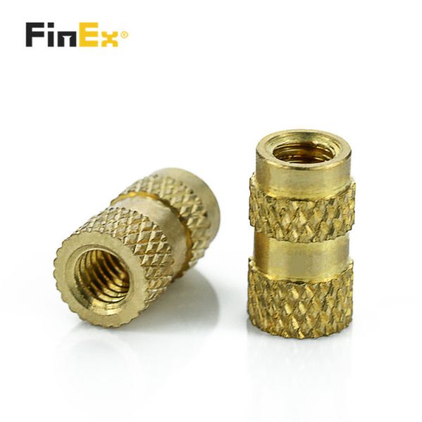 Quality Threaded Knurled Brass M4 Insert Nut Water Resistant Brass Insert Nuts for sale