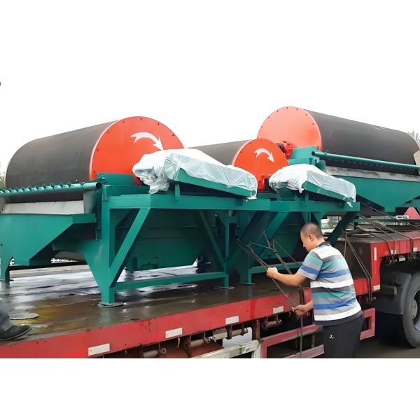 Quality Stainless Steel Automatic Magnetic Separator Drum For Iron Ore Sand Sorting for sale