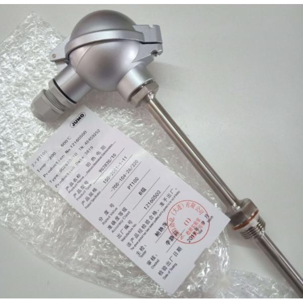 Quality 24V JUMO Temperature Transmitter Sensor Pt100 Stainless Steel for sale